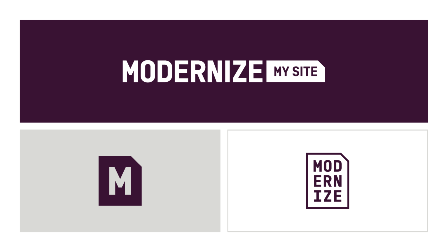 Modernize My Site Logo Design – Trevor Kinkade Design