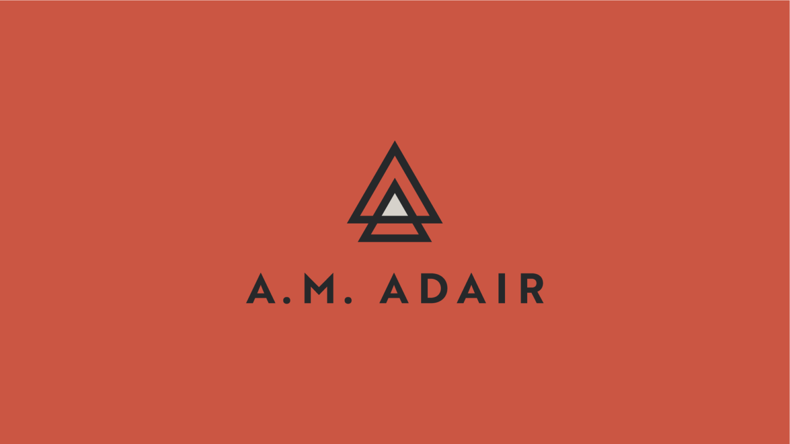 AM Adair Logos – Trevor Kinkade Design